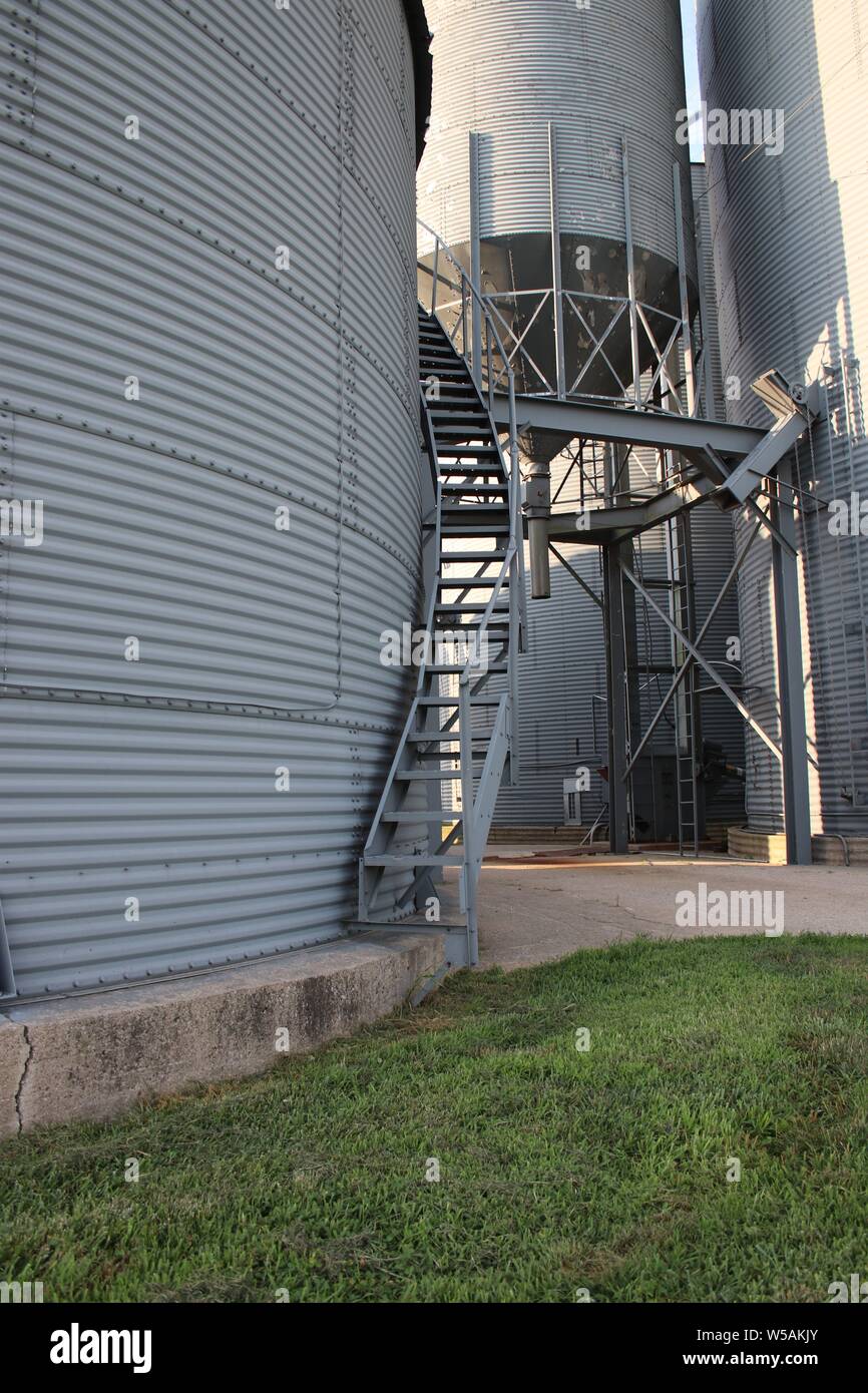 Silo stairs hi-res stock photography and images - Alamy