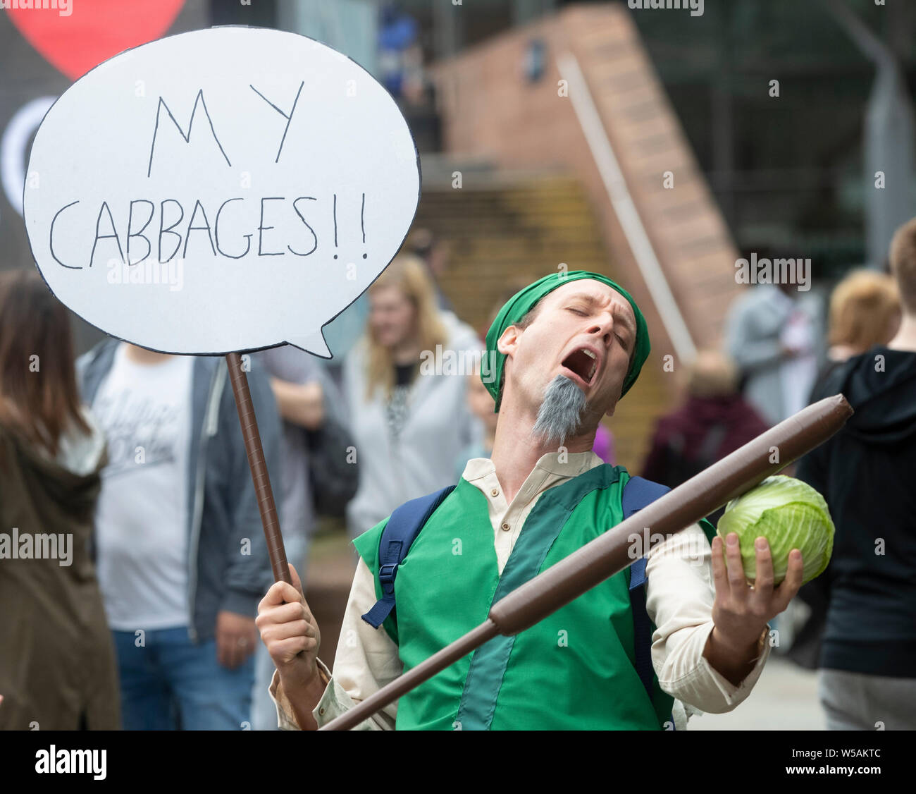 Participants during the MCM Manchester Comic Con which see thousands of ...