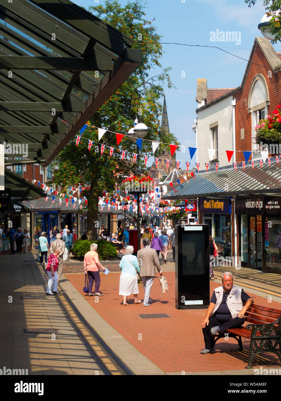 Three spires shopping centre lichfield hi-res stock photography and ...