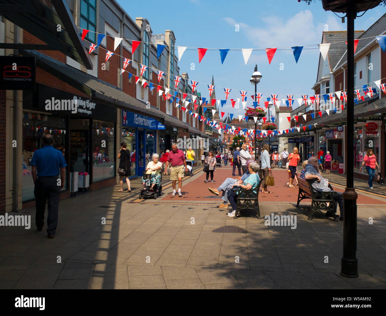 Three Spires Shopping Centre Lichfield UK Stock Photo - Alamy