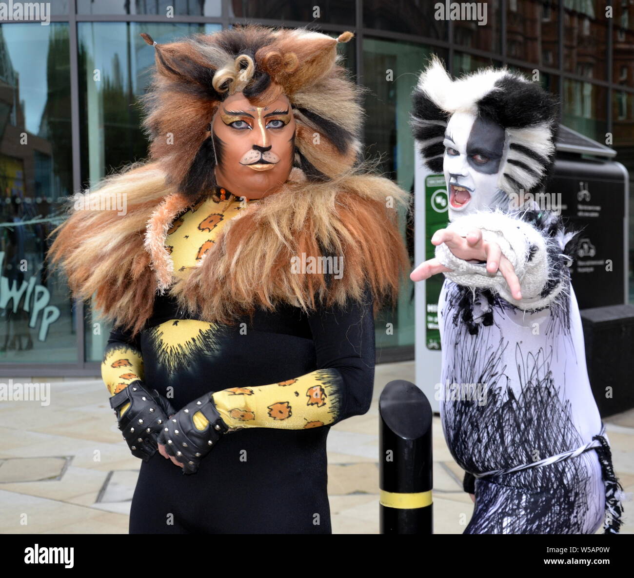 Attendees at the MCM Comic Con pop culture convention in Manchester, uk ...