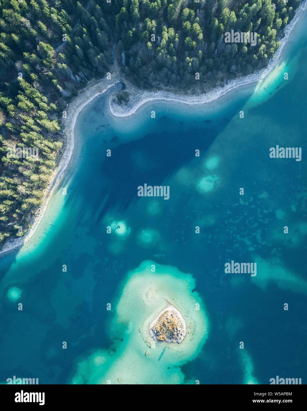 Shore area with small heart shaped island hi-res stock photography and ...