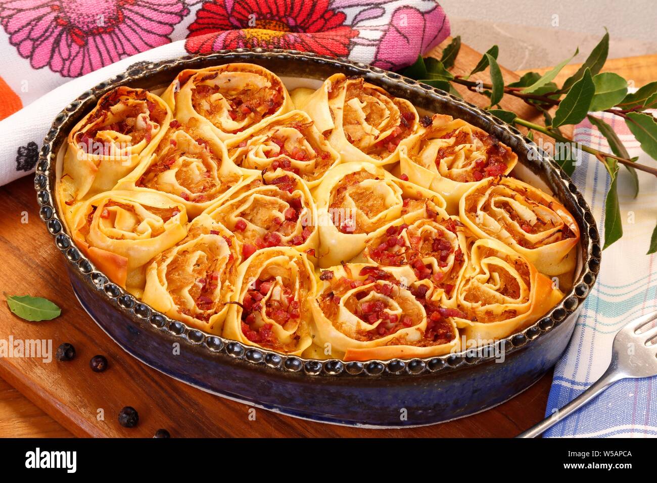 German cabbage casserole hi-res stock photography and images - Alamy
