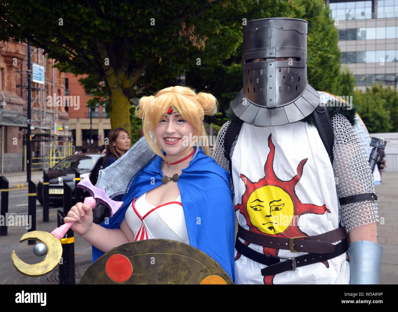 Comic con convention comiccon sci fi fantasy dress fancy hi-res stock ...