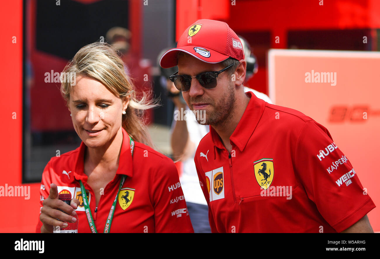 Britta roeske spokeswoman scuderia ferrari hi-res stock photography and ...