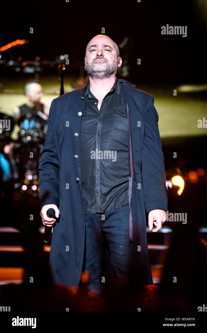David Draiman a lead singer of Disturbed American heavy metal band ...