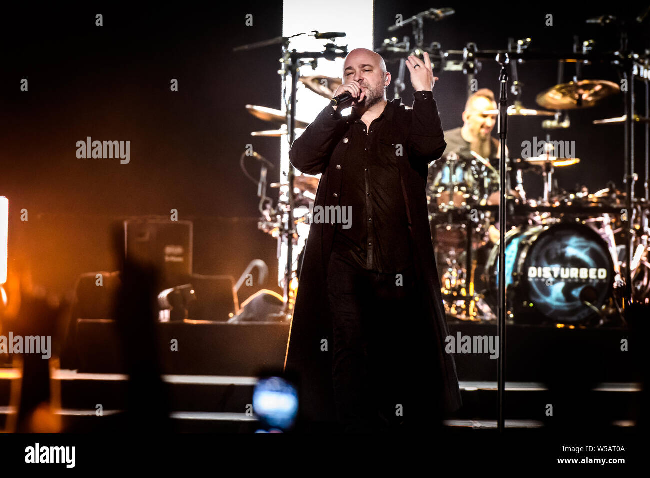 David Draiman a lead singer of Disturbed American heavy metal band ...