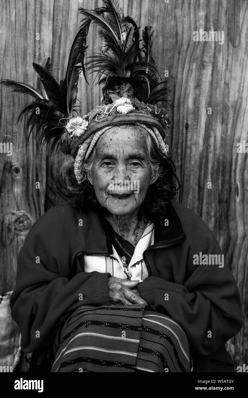 Ifugao ethnic people philippines banaue Black and White Stock Photos ...