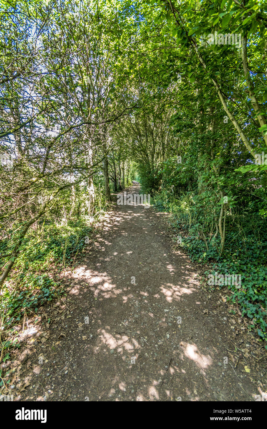 Footpath between Dell Quay and Apeldram, Chichester Harbour, West ...