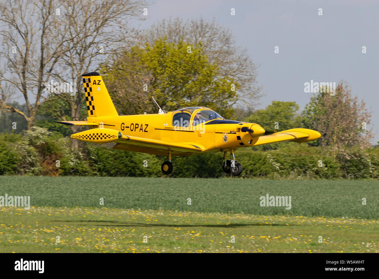 Pazmany PL-2 G-OPAZ Stock Photo - Alamy