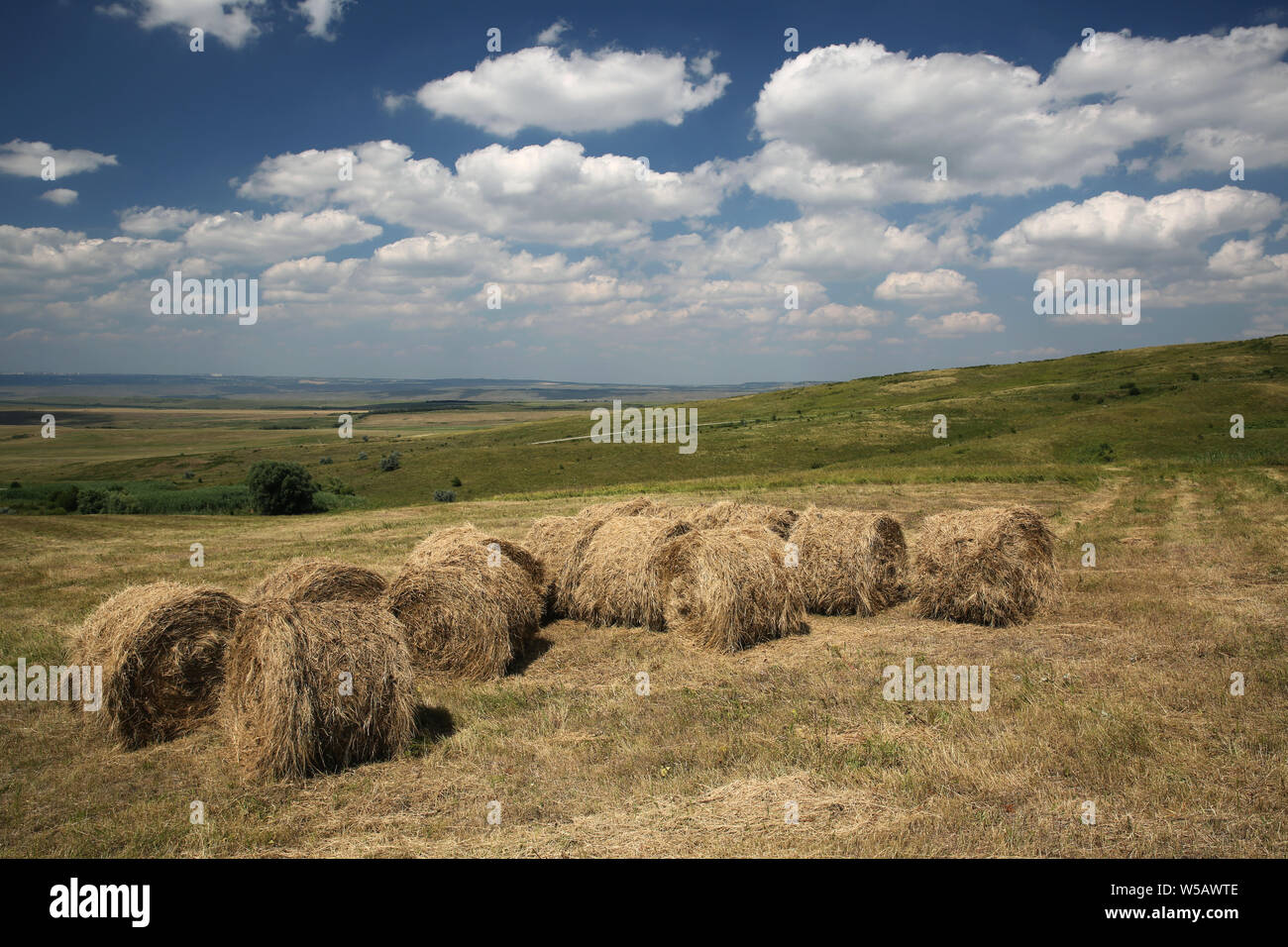 Rolled haystack hi-res stock photography and images - Alamy