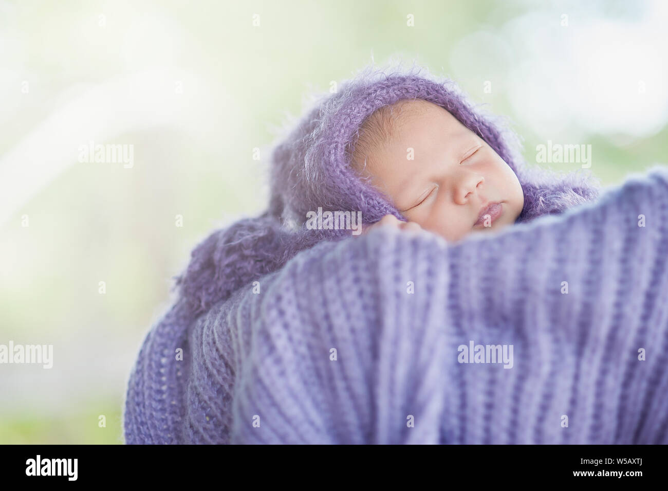Beginning of life and happy fairy magic childhood concept. 17 day old ...