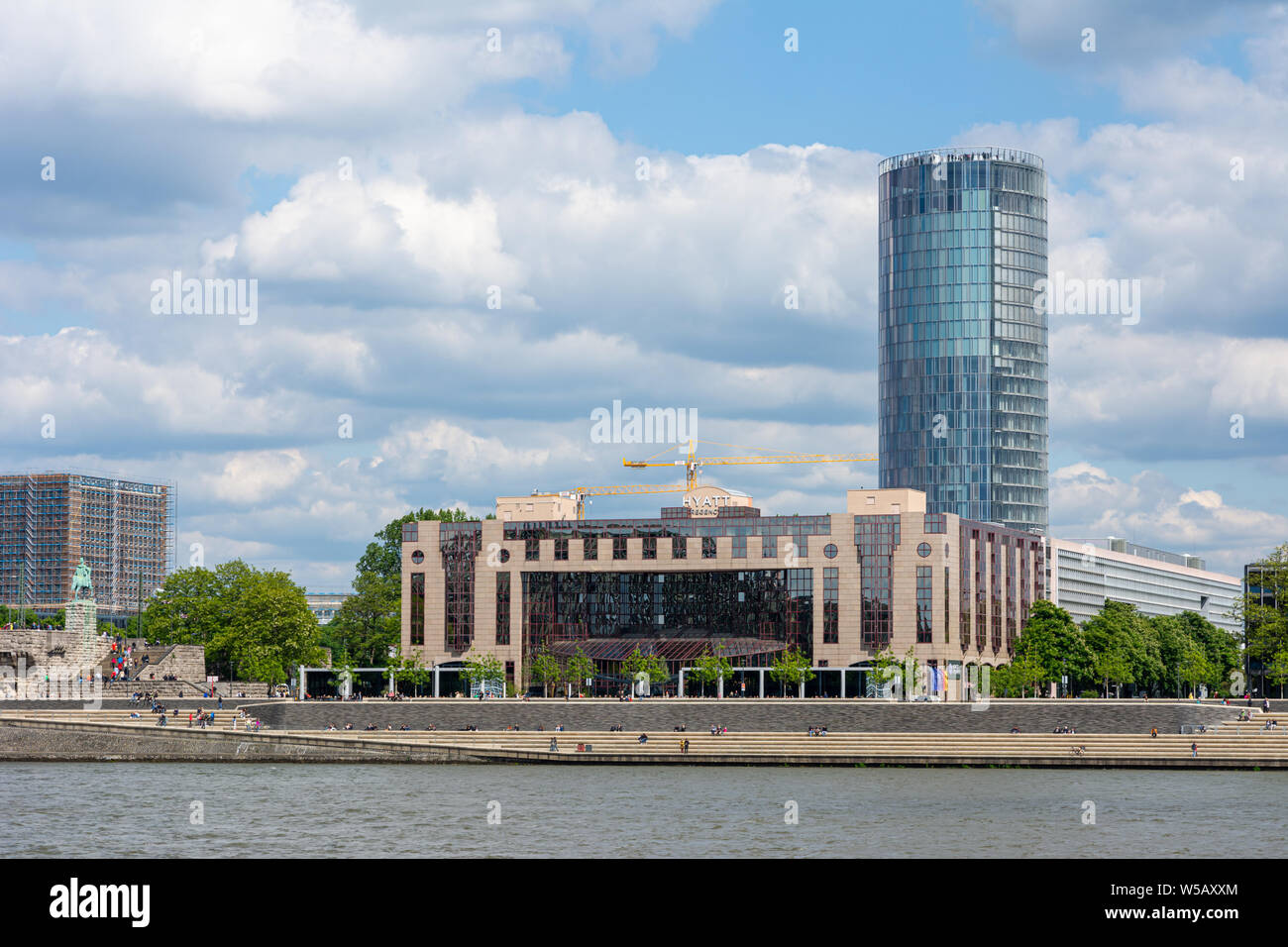 COLOGNE, GERMANY - MAY 12: The Triangle Tower in Cologne, Germany on ...
