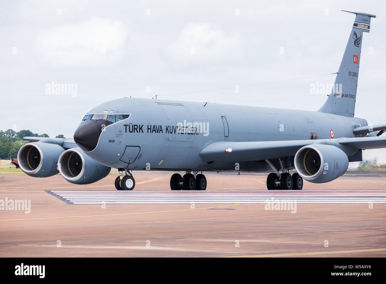 Turkish Air Force KC-135R captured at the 2019 Royal International Air ...