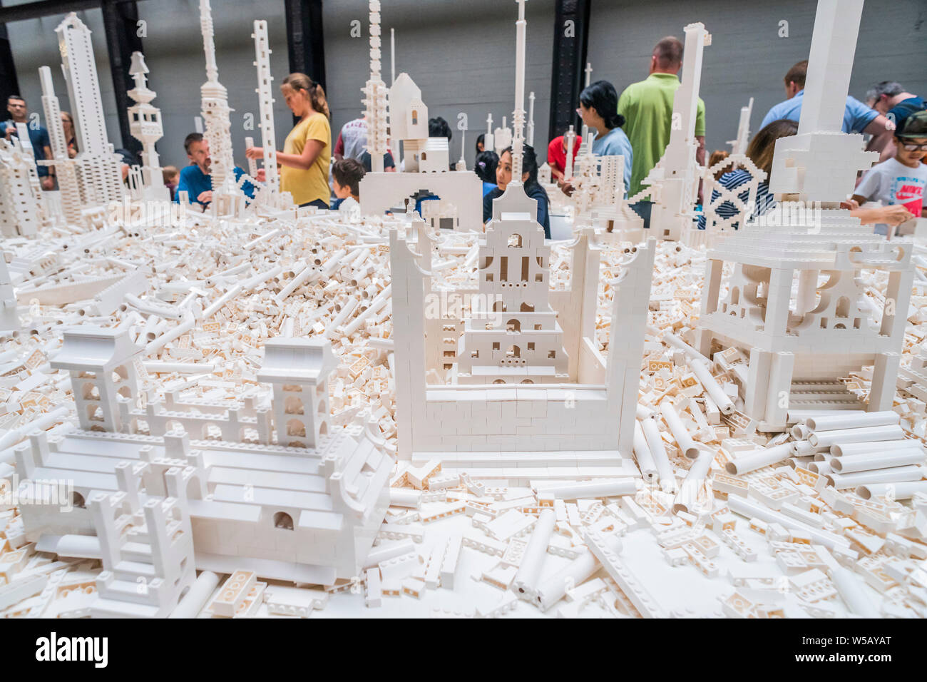 Tate Modern, Southbank, London, 27 Jul 2019 - Olafur Eliasson's The ...