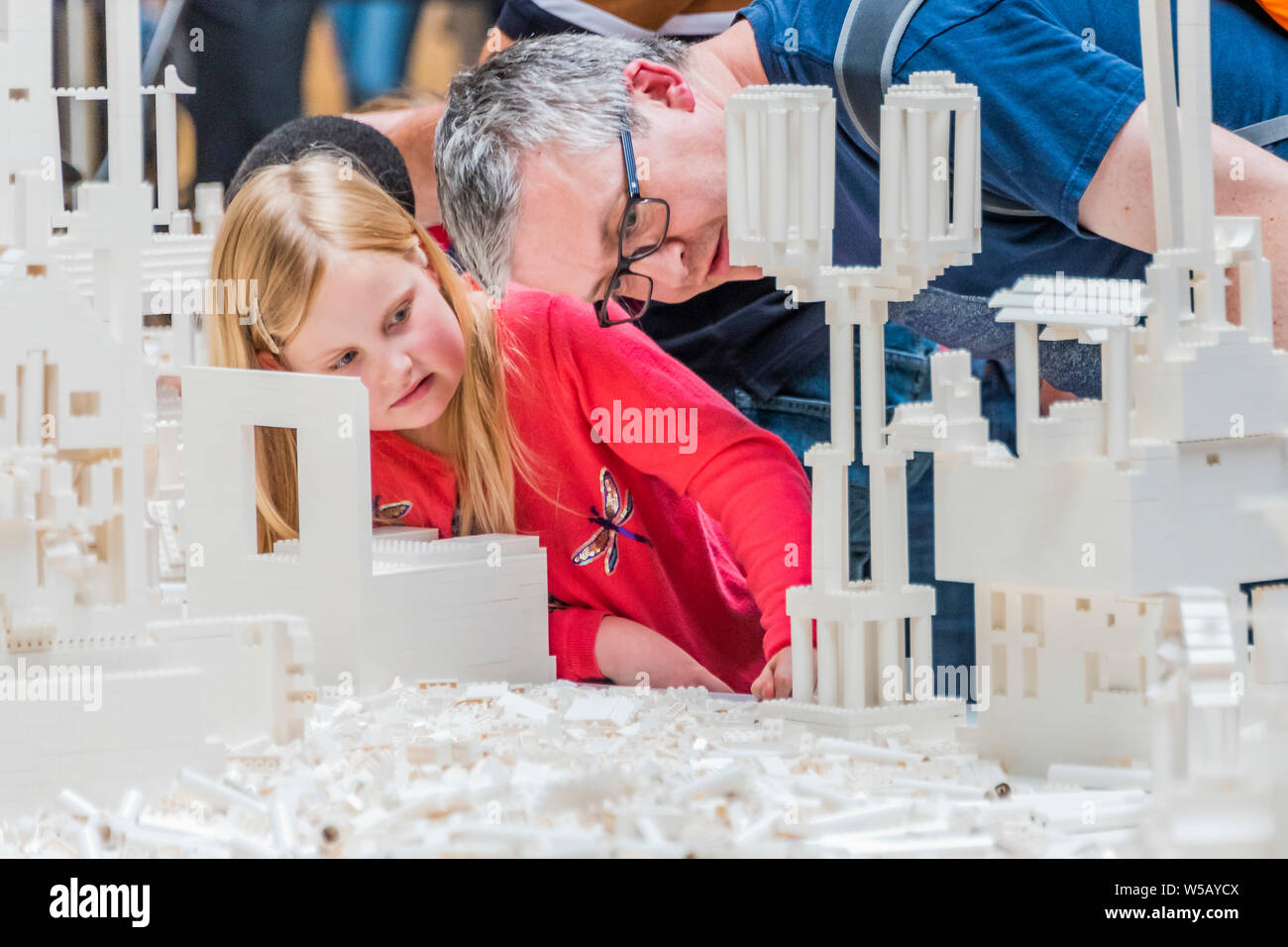 Tate Modern, Southbank, London, 27 Jul 2019 - Olafur Eliasson's The ...