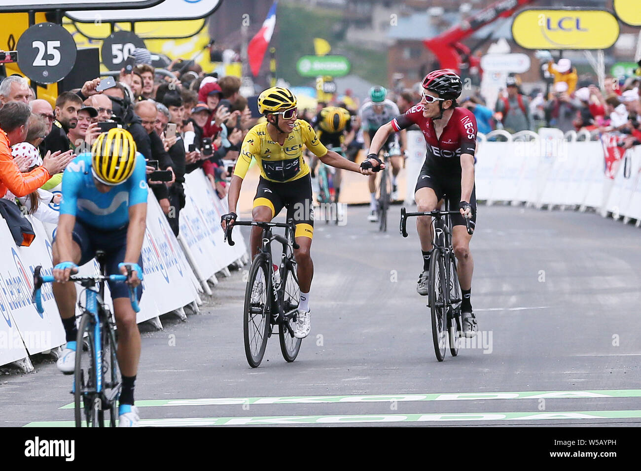 Val Thorens, France. 27th July, 2019. Val Thorens - 27-07-2019, cycling ...