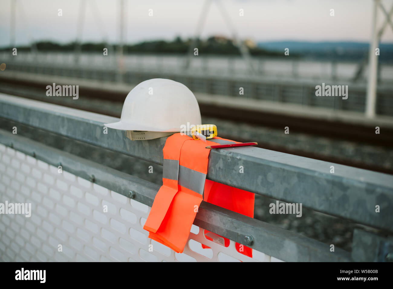 Engineering equipment on the bridge Engineering equipment on the bridge ...