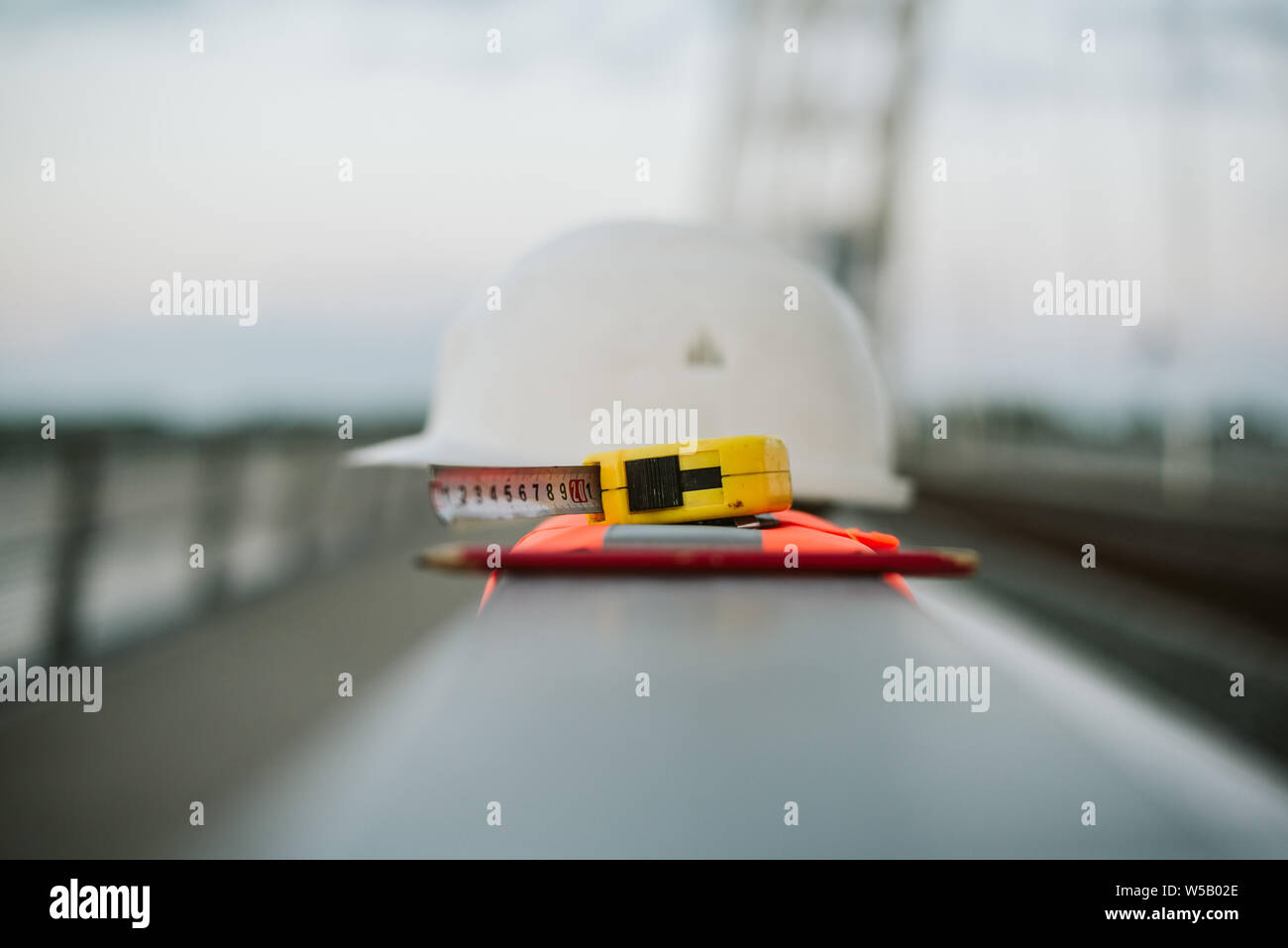 Engineering equipment on the bridge Engineering equipment on the bridge ...
