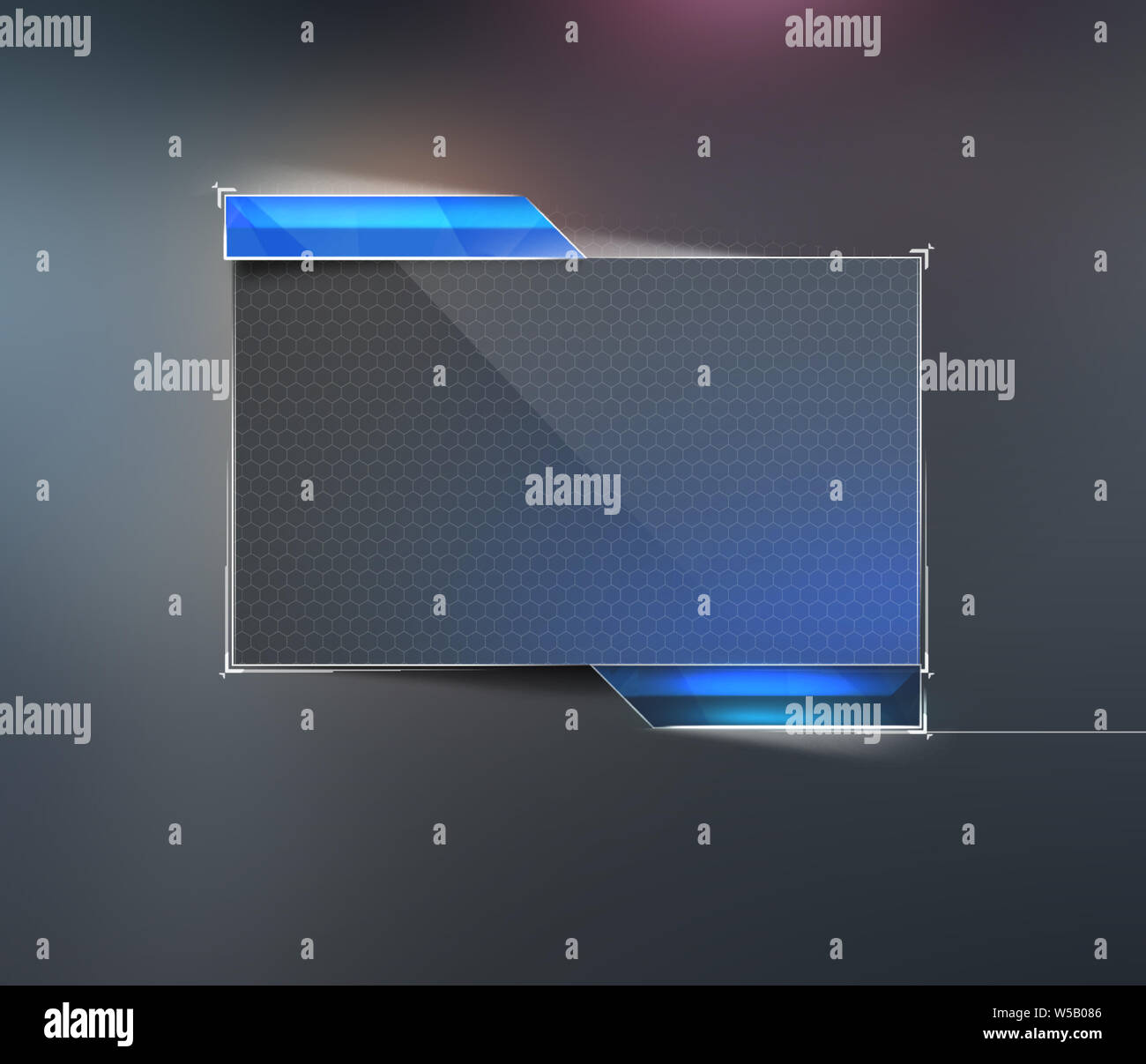Element of modern design. Instrument panel for text. Dashboard user ...