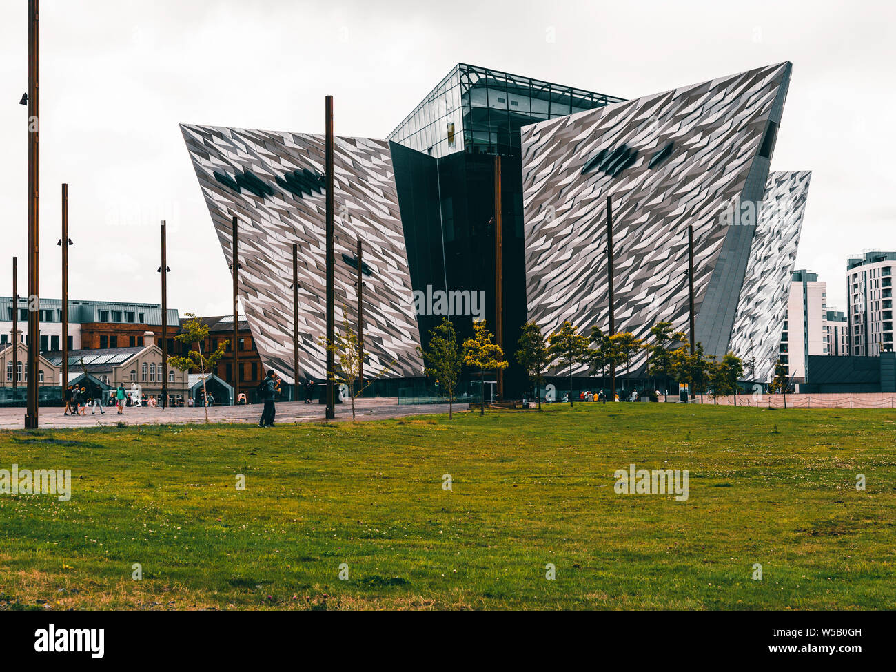 The Titanic museum of Belfast Stock Photo - Alamy