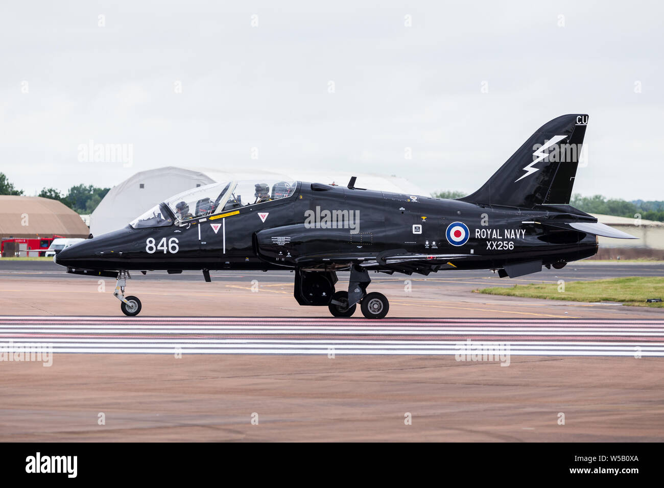 Royal Air Force Hawk T.2 captured at the 2019 Royal International Air ...