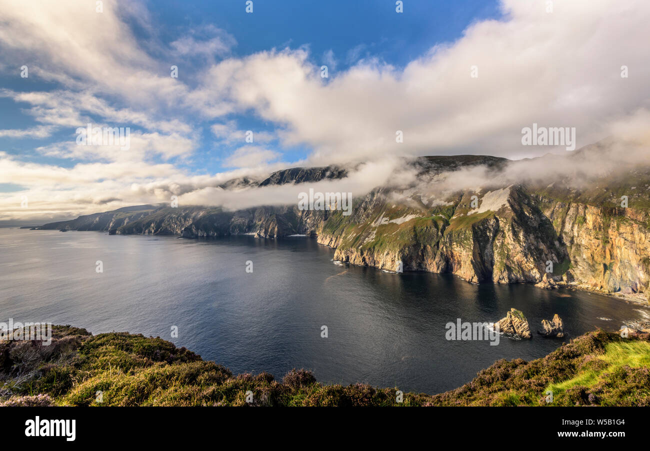 Famous cliffs of Slieve League, County Donegal, Ireland Stock Photo - Alamy
