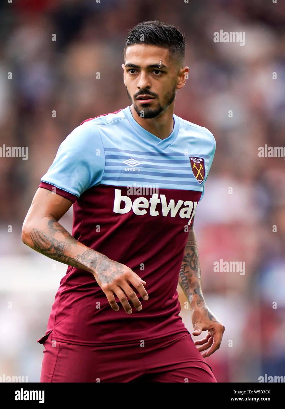 West Ham United's Manuel Lanzini during the pre-season friendly match ...