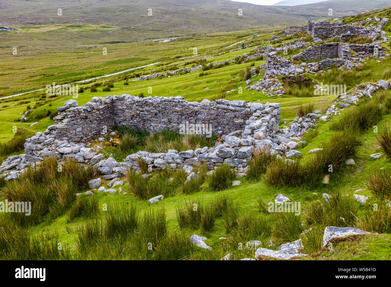 Deserted village mayo ireland achill hi-res stock photography and ...