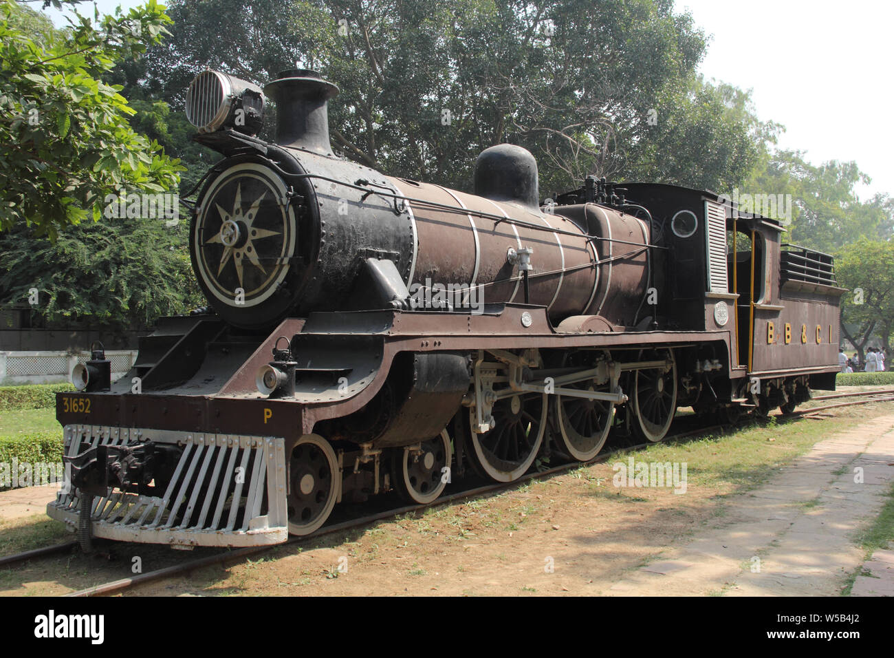 Steam Locomotive Indian Rail Museum High Resolution Stock Photography ...