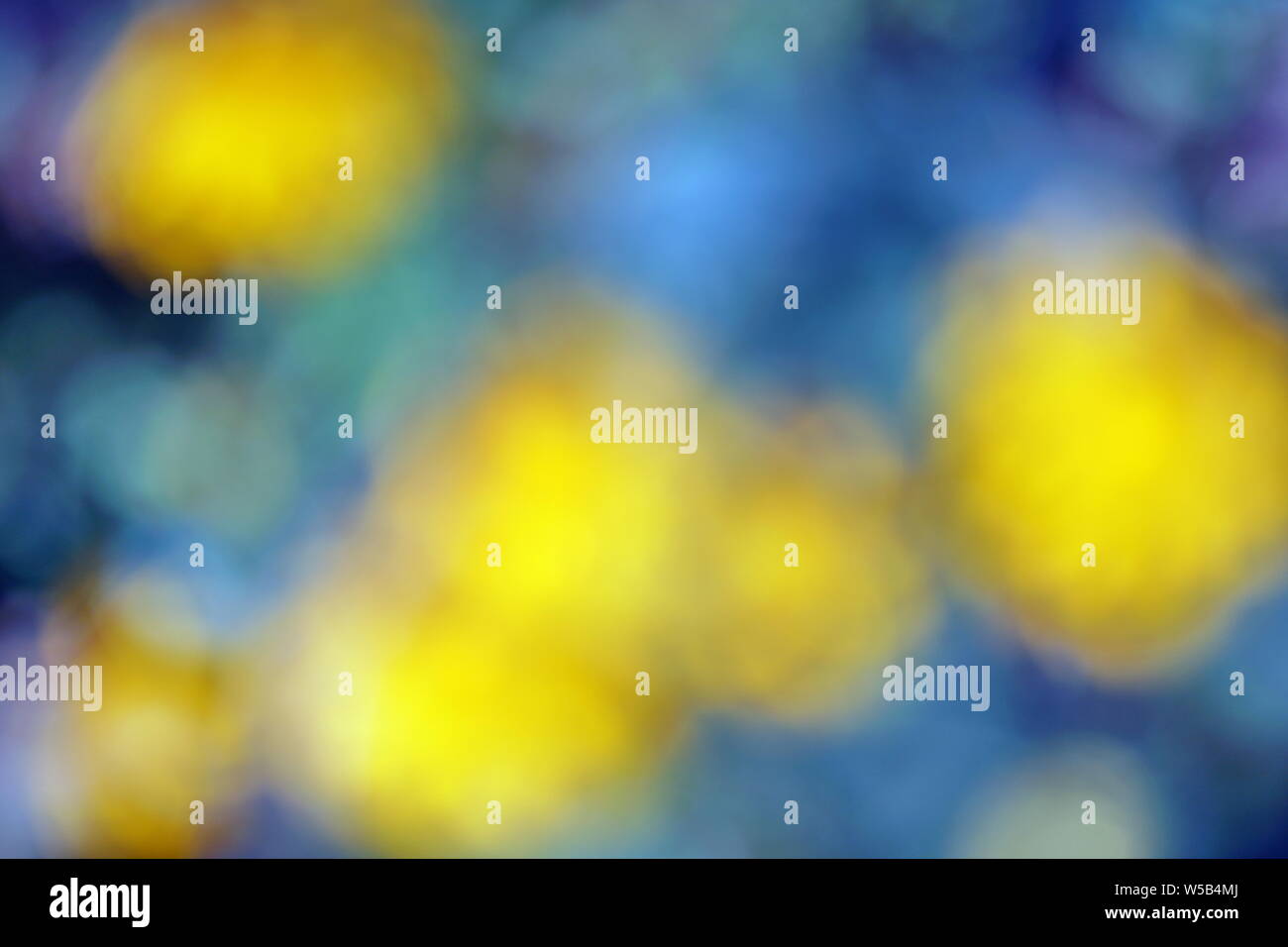 Abstract yellow flowers hi-res stock photography and images - Alamy