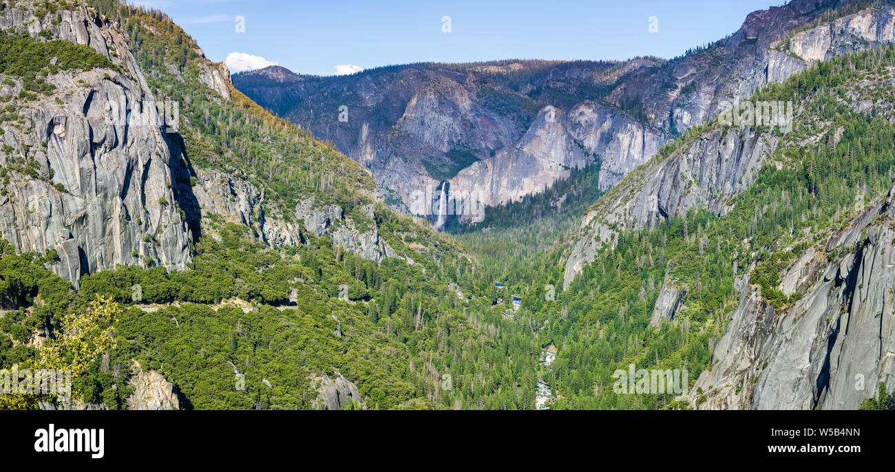 Aerial view of bridalveil falls hi-res stock photography and images - Alamy