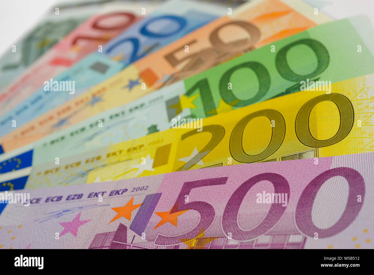 banknotes of Euro currency Stock Photo - Alamy
