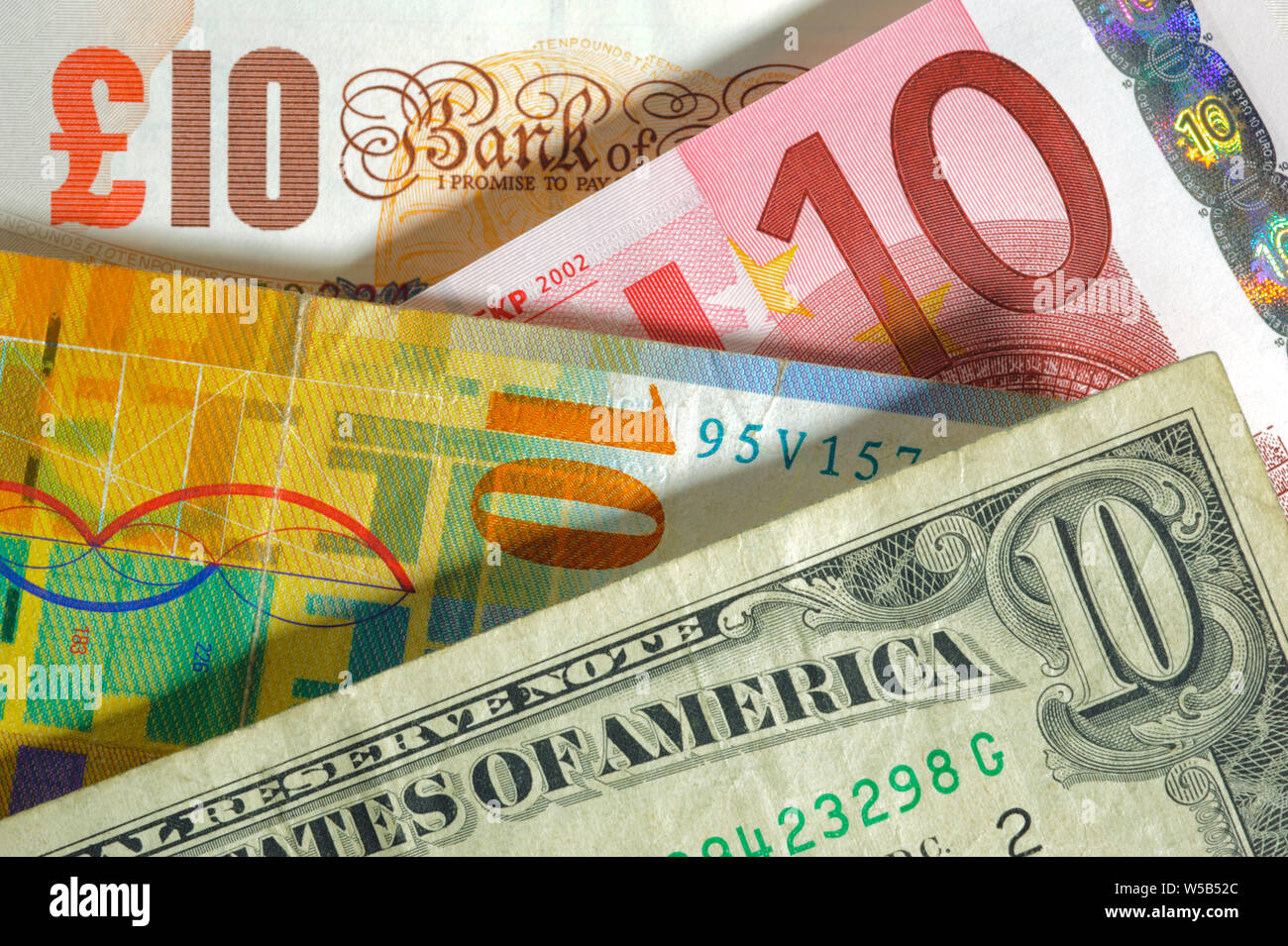banknotes of different currencies Stock Photo - Alamy