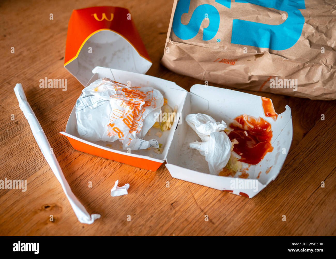 Mcdonalds mcdonalds packaging hi-res stock photography and images - Alamy
