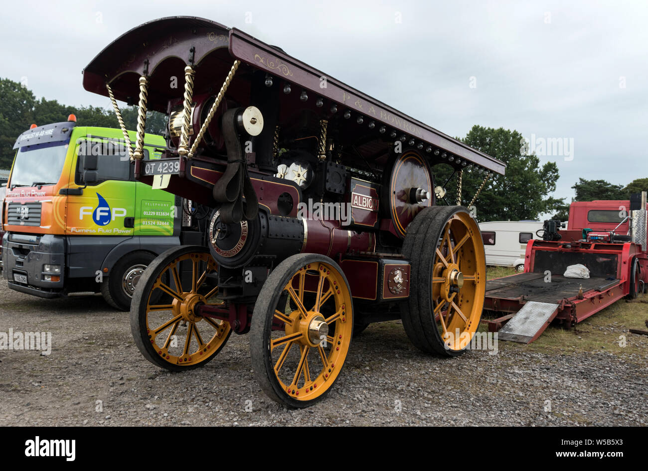 1915 Aveling & Porter Showman's Engine Stock Photo - Alamy