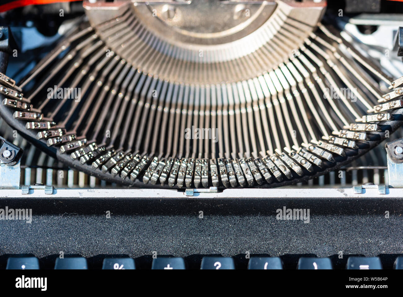 Detailed shots of an old typewriter Stock Photo - Alamy