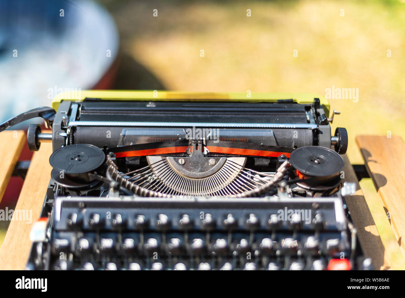 Detailed shots of an old typewriter Stock Photo - Alamy