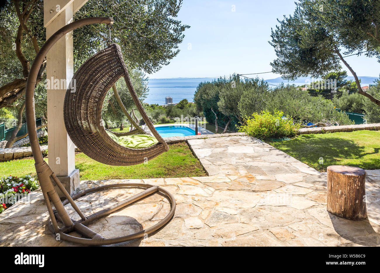 Private terrace view hi-res stock photography and images - Alamy