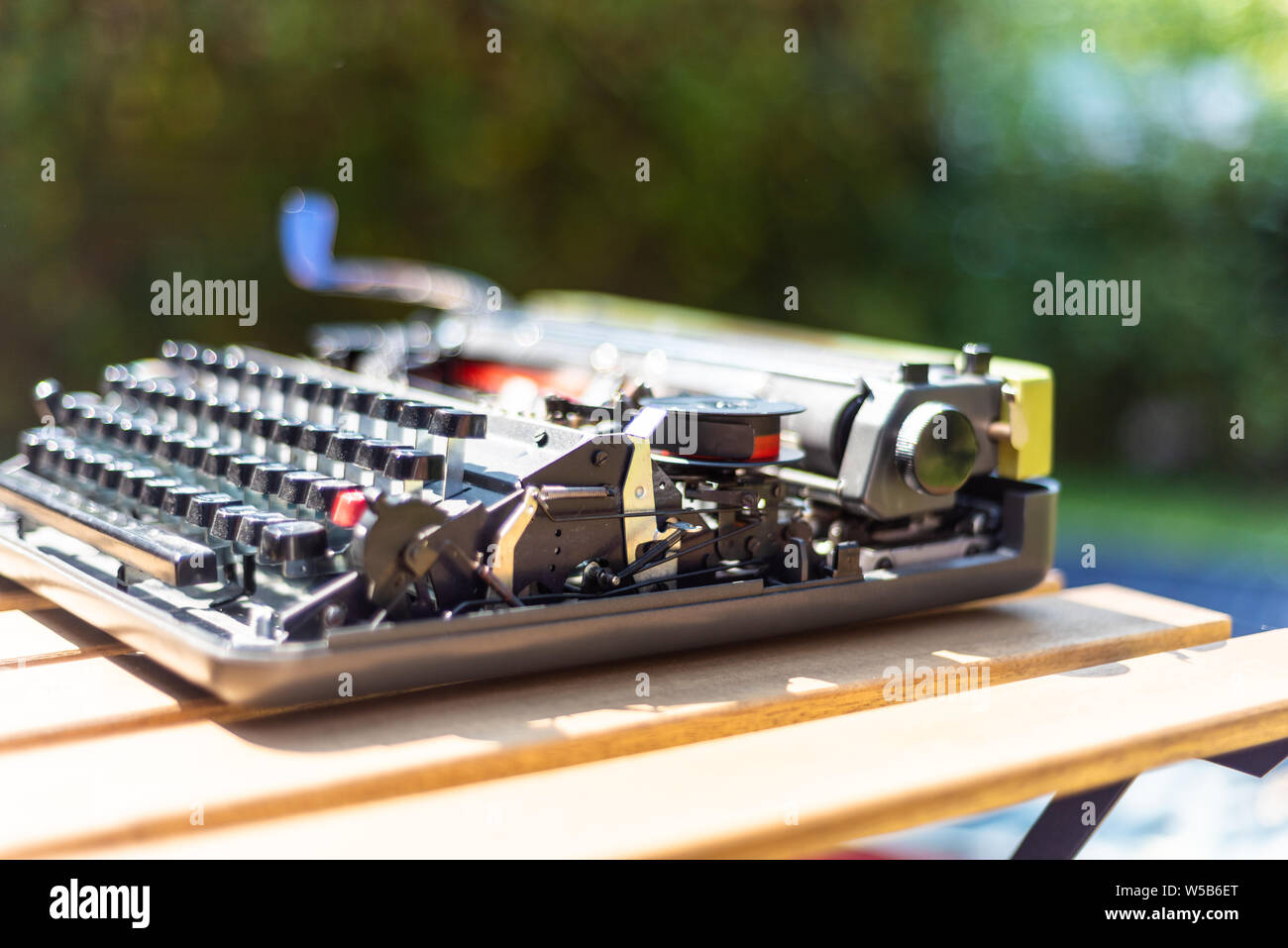 Detailed shots of an old typewriter Stock Photo - Alamy