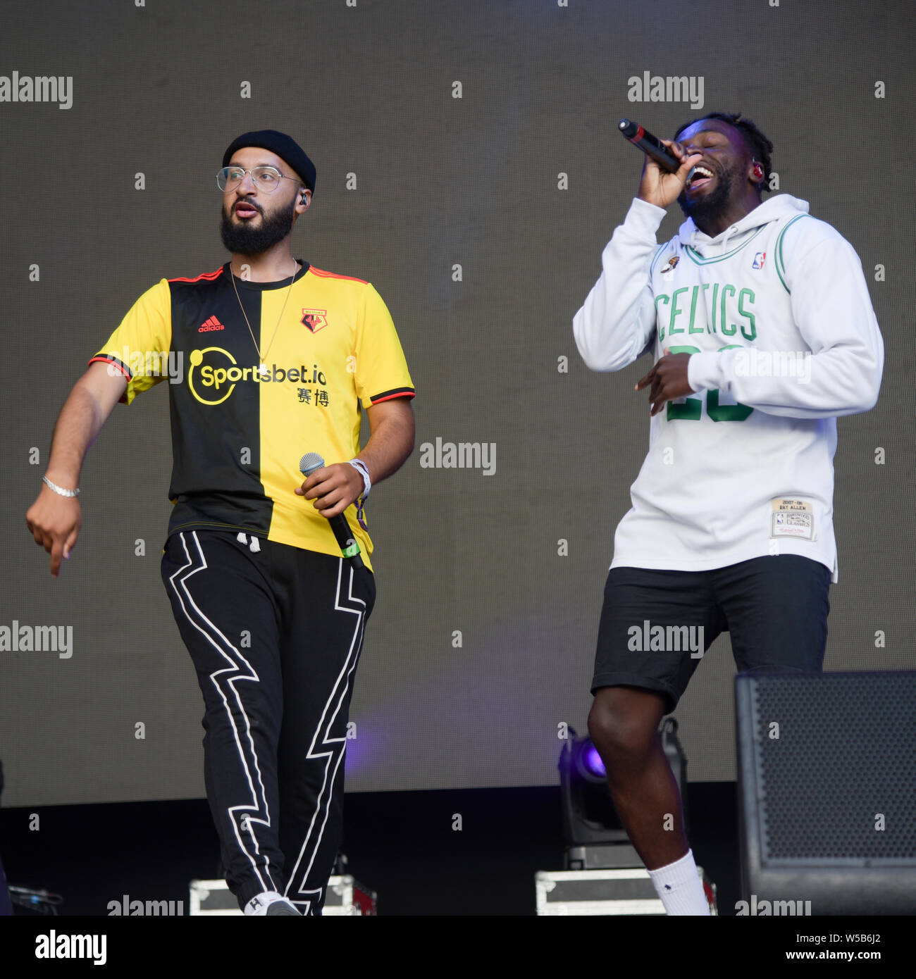 Rak Su, Rak-Su, RakSu - Camp Bestival 2019 Stock Photo - Alamy