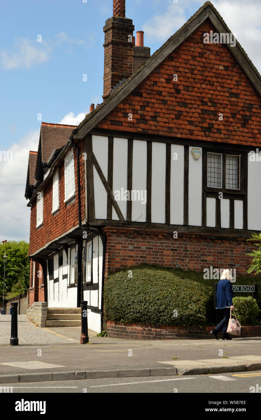 Reigate town center Stock Photo - Alamy