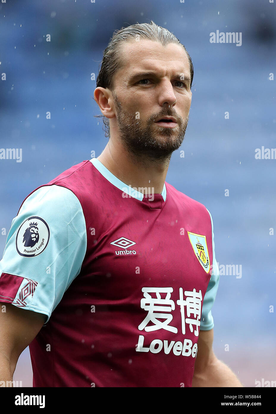 Burnley's Jay Rodriguez in action against Wigan Athletic, during the ...