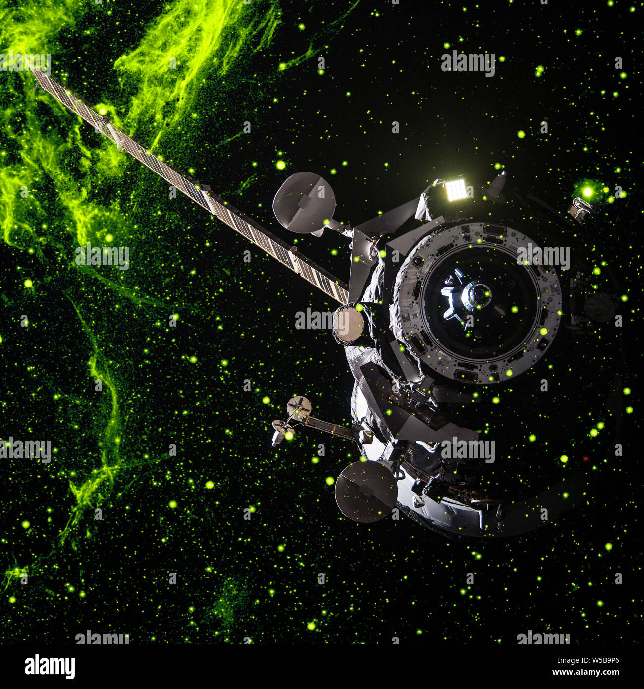 Spacecraft. Cosmic art, science fiction wallpaper. Elements of this ...