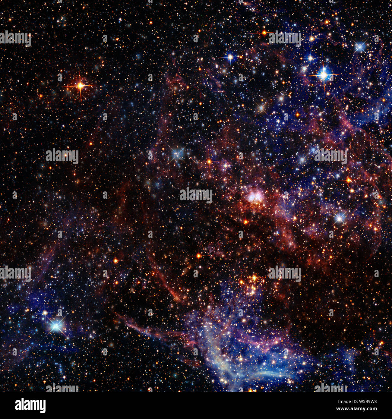 Nebula in outer space. Gas and dust clouds. Elements of this image ...