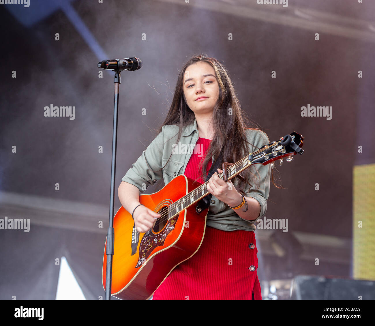 Walton-on-Thames, Sunday 21st July, 2019. The Barrio Fiesta London is ...
