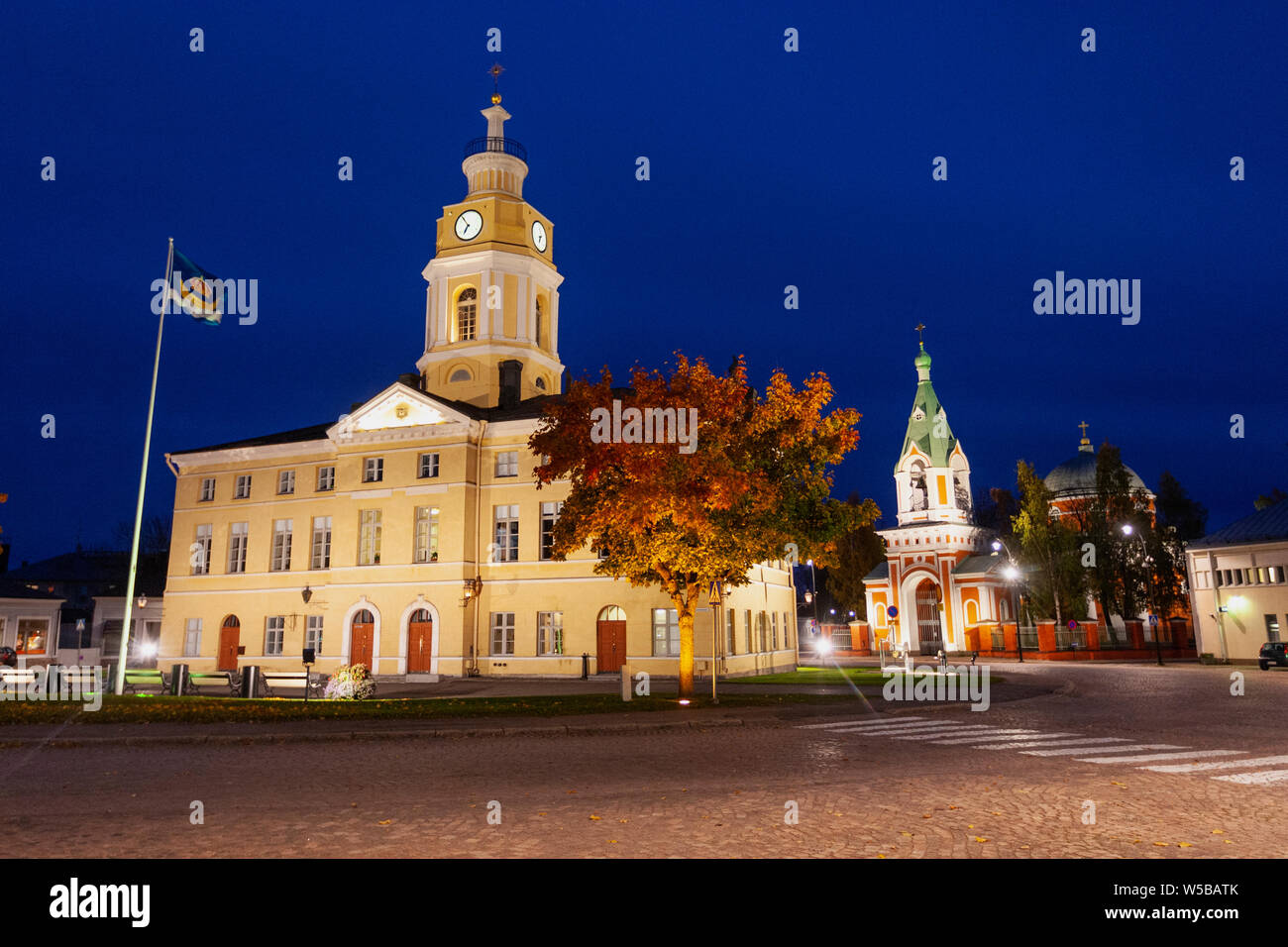 Town Hall, Hamina, Kymenlaakso region, Finland Stock Photo - Alamy