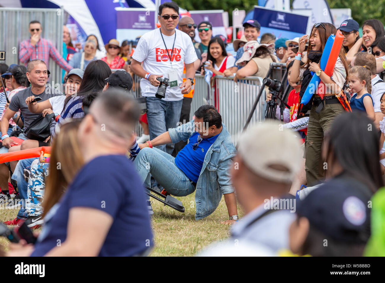 Walton-on-Thames, Sunday 21st July, 2019. The Barrio Fiesta London is ...