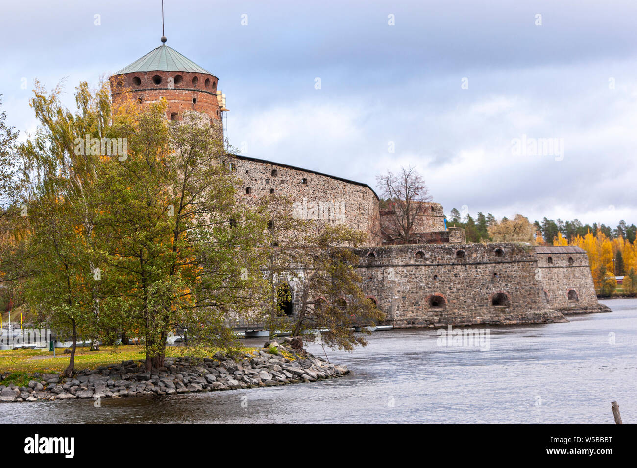 Olavinlinna, Olaf's Castle, Savonlinna, Southern Savonia, Finland Stock ...