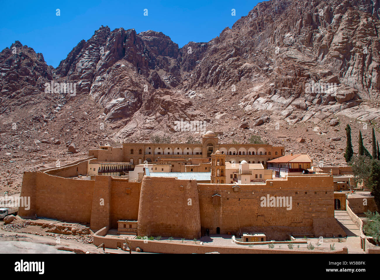 St Catherine's Monastery near Mount Sinai in Egypt Stock Photo - Alamy